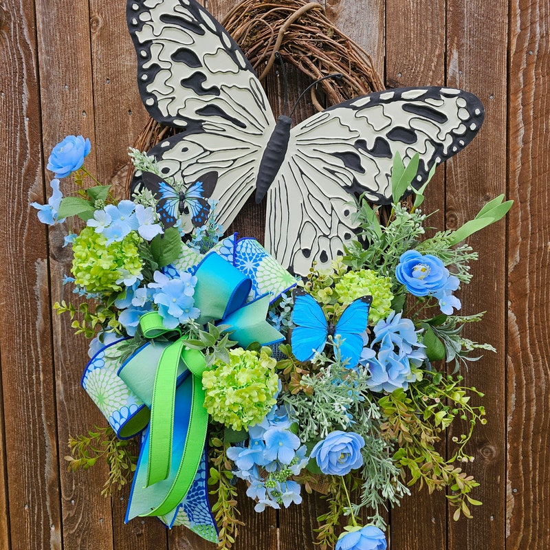 Butterfly Wreath - Etsy