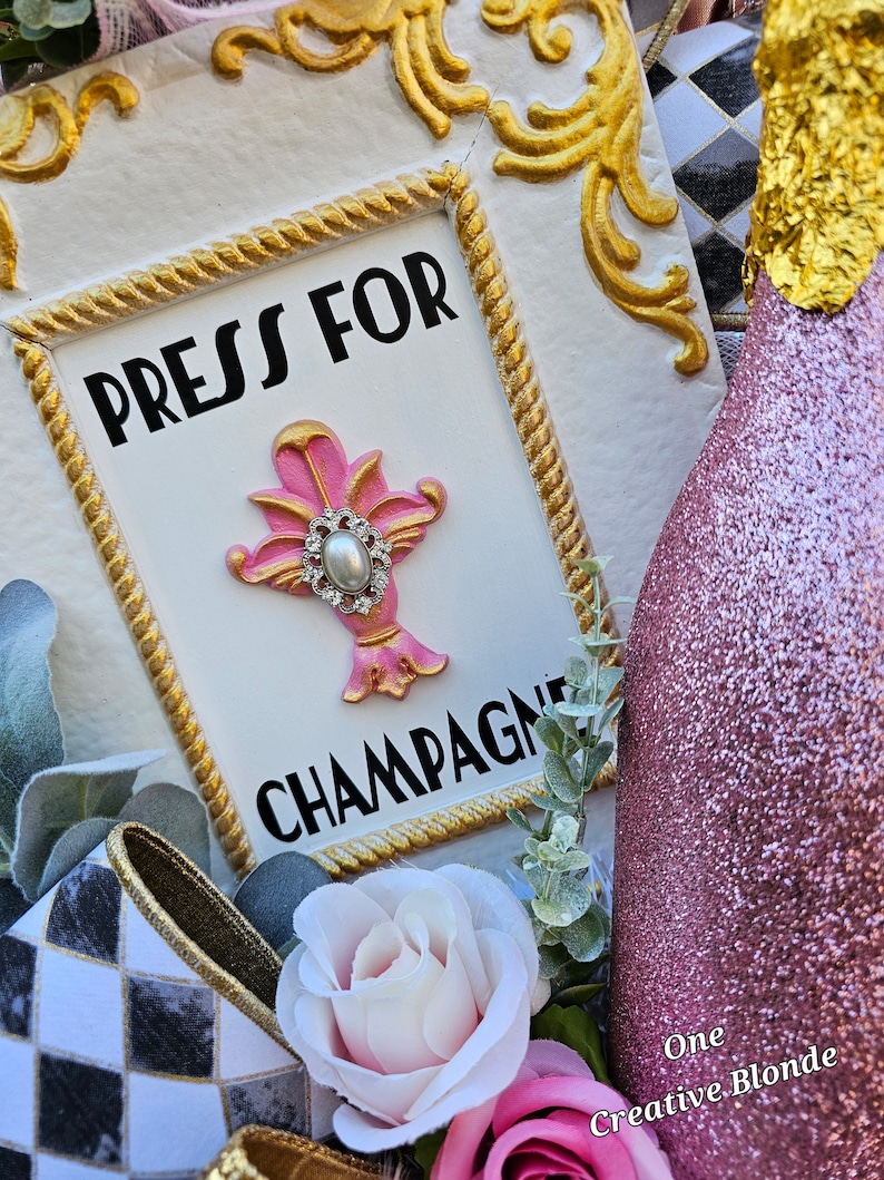 Fake Champagne, Gift for Her, Press for Champagne, Celebration, Toast ...