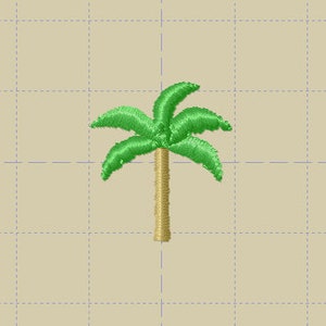 Mini Palm Tree Embroidery Design File - Etsy