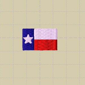 Mini Texas Flag embroidery Design File - Etsy