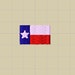 Mini Texas Flag embroidery Design File - Etsy