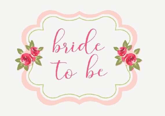 Bride to Be Embroidery Design | Etsy