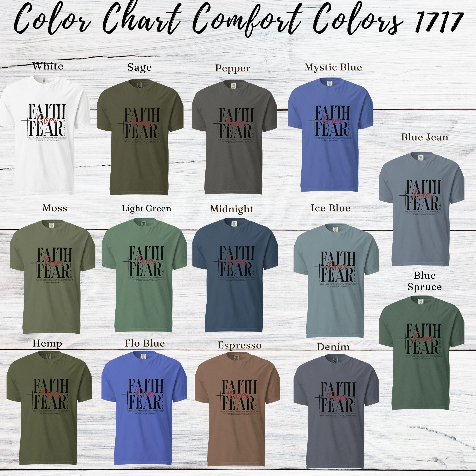 Faith Scripture Shirt Bible Verse Isaiah Clothing Christian Gift ...