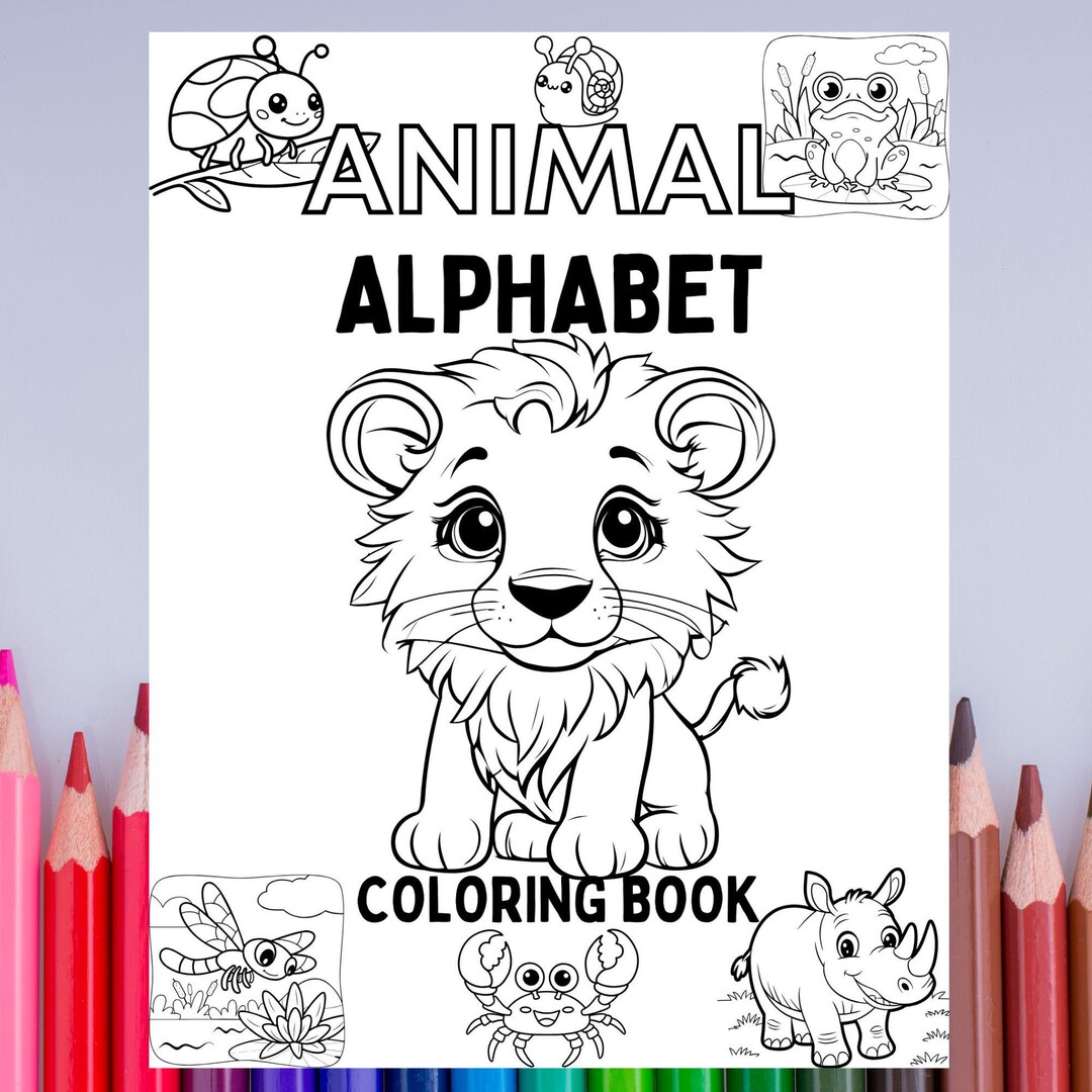 ABC Animal Coloring Book for Kids: ABC Animal Adventures to Learn ...