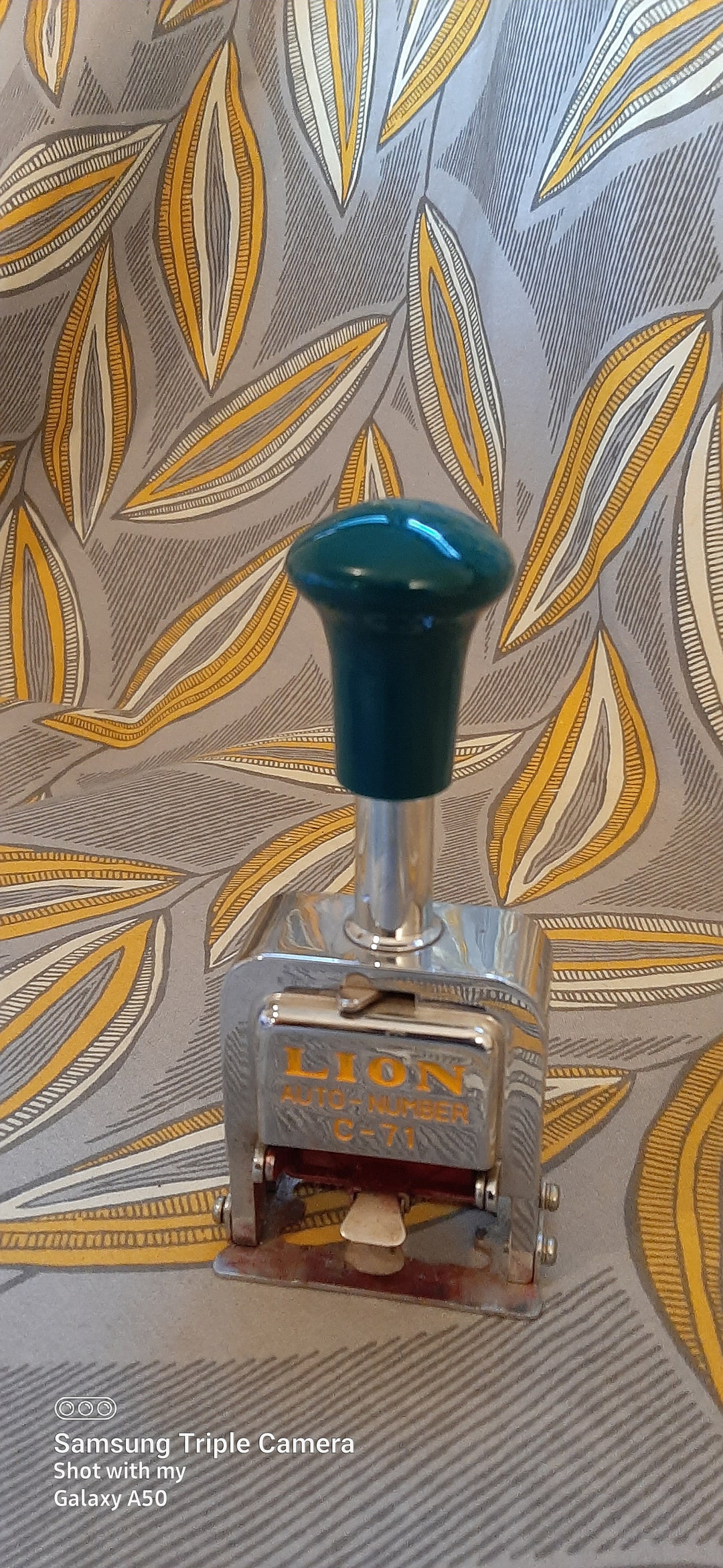 Lion Numbering Machine, 1960 Metal Numbering Machine - Etsy