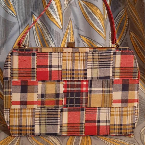 Plaid Handbags - Etsy