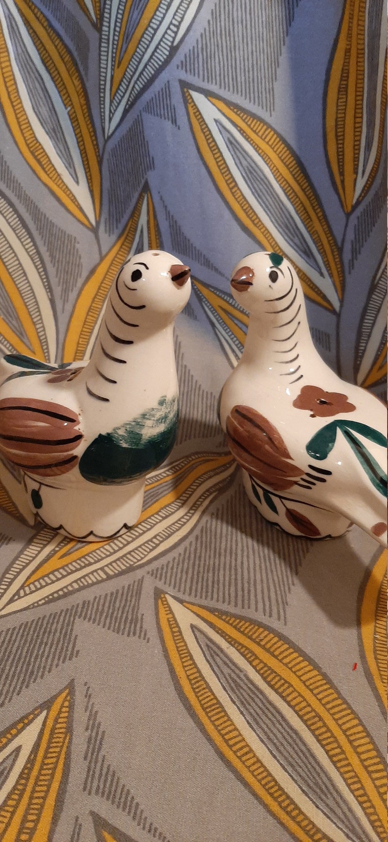 California Cleminsons Pottery, 1950 Pigeon Salt and Pepper Shakers ...