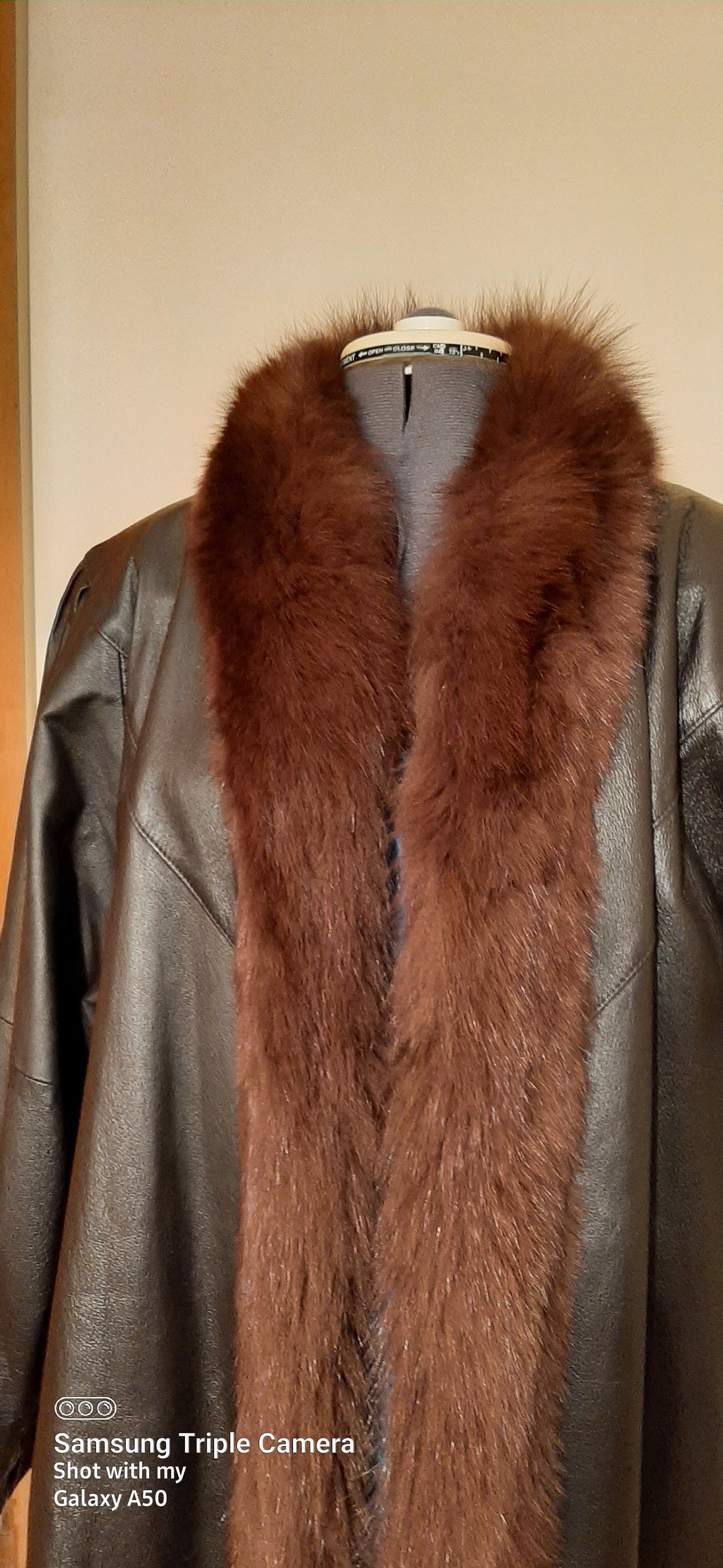 Henig Furs and Leather Coat, Leather and Fur Coat - Etsy