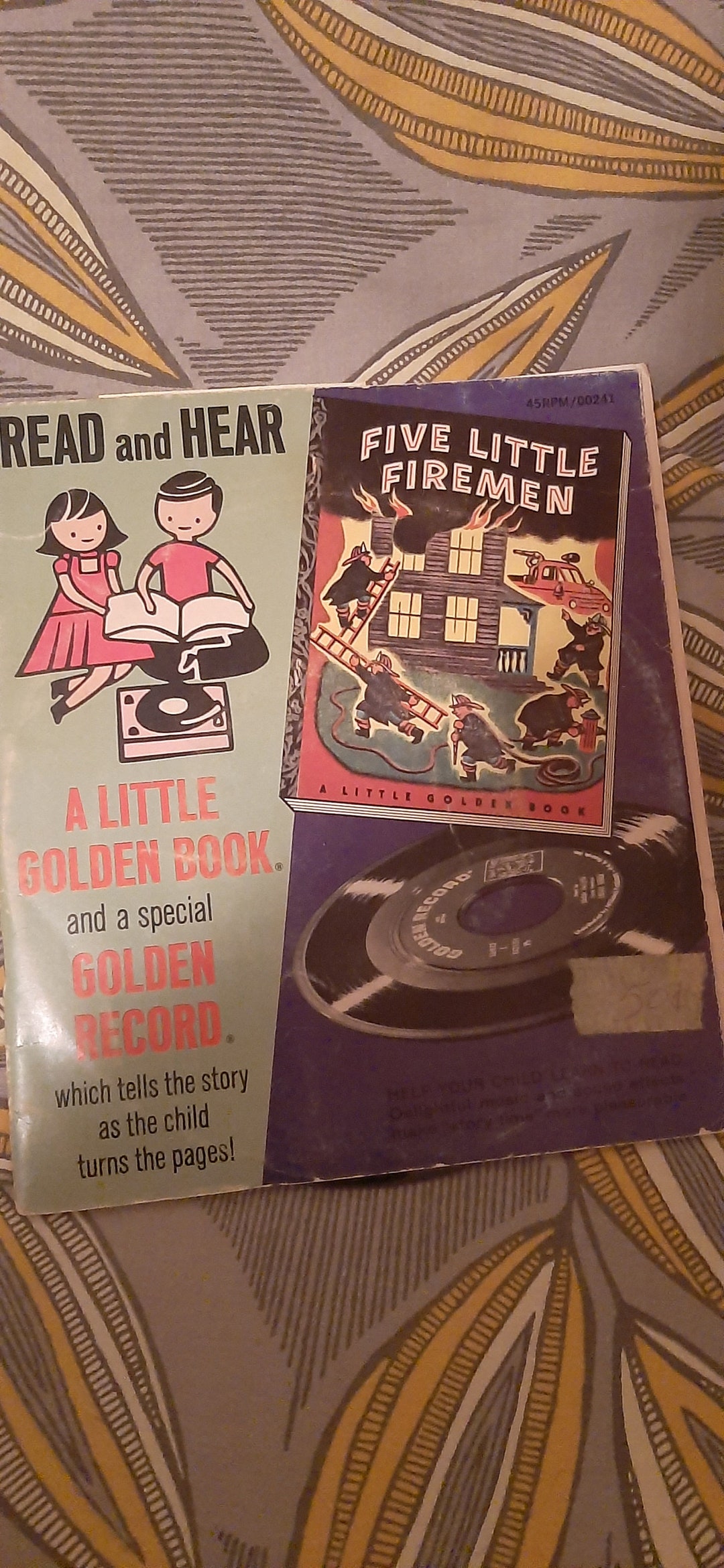 Five Little Firemen: Little Golden Book and Record Set - Etsy