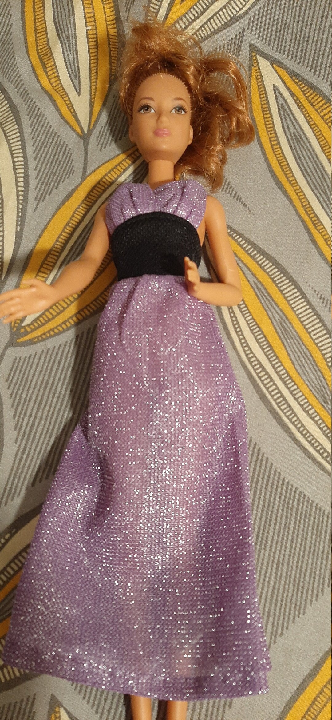 Barbie Style Robe Violette, 11 pouces Haute Poupée Vêtements, Made in ...