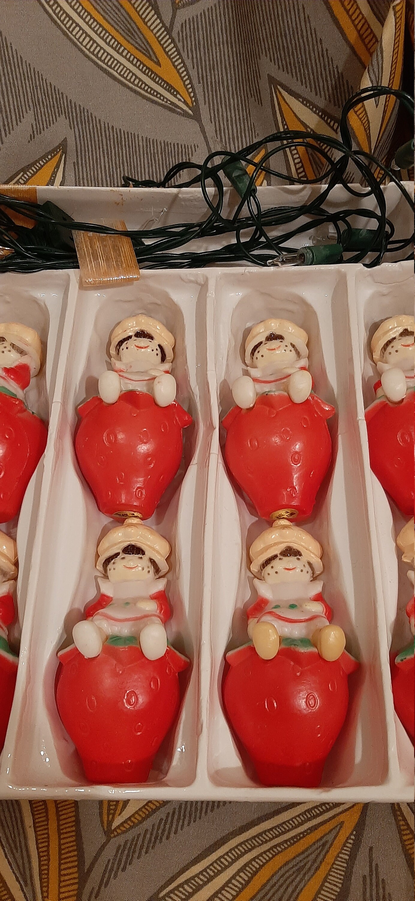 Strawberry Shortcake Lights, Vintage Tree Lights, 1980 Holiday and ...