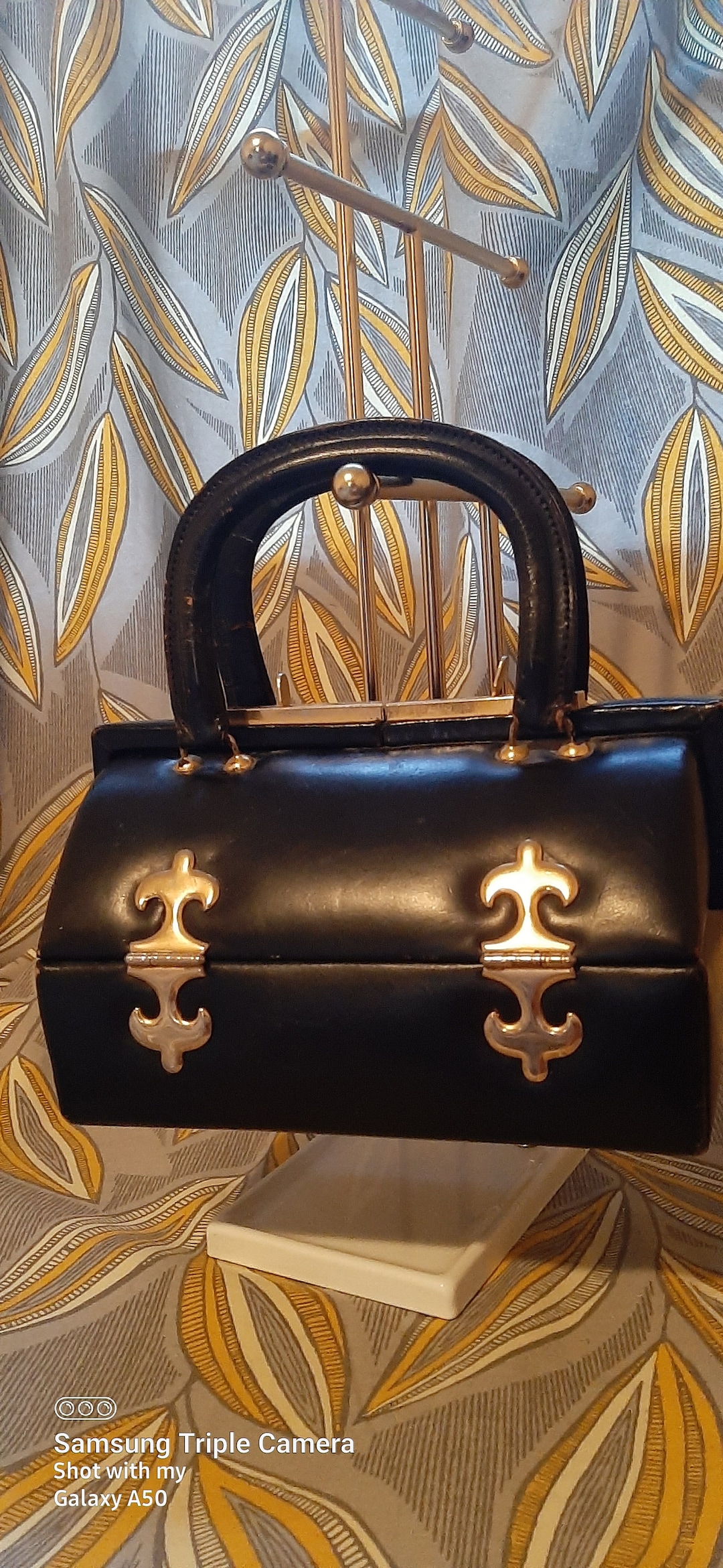 Derma Leather Handbag, 1950 Box Shape Handbag - Etsy