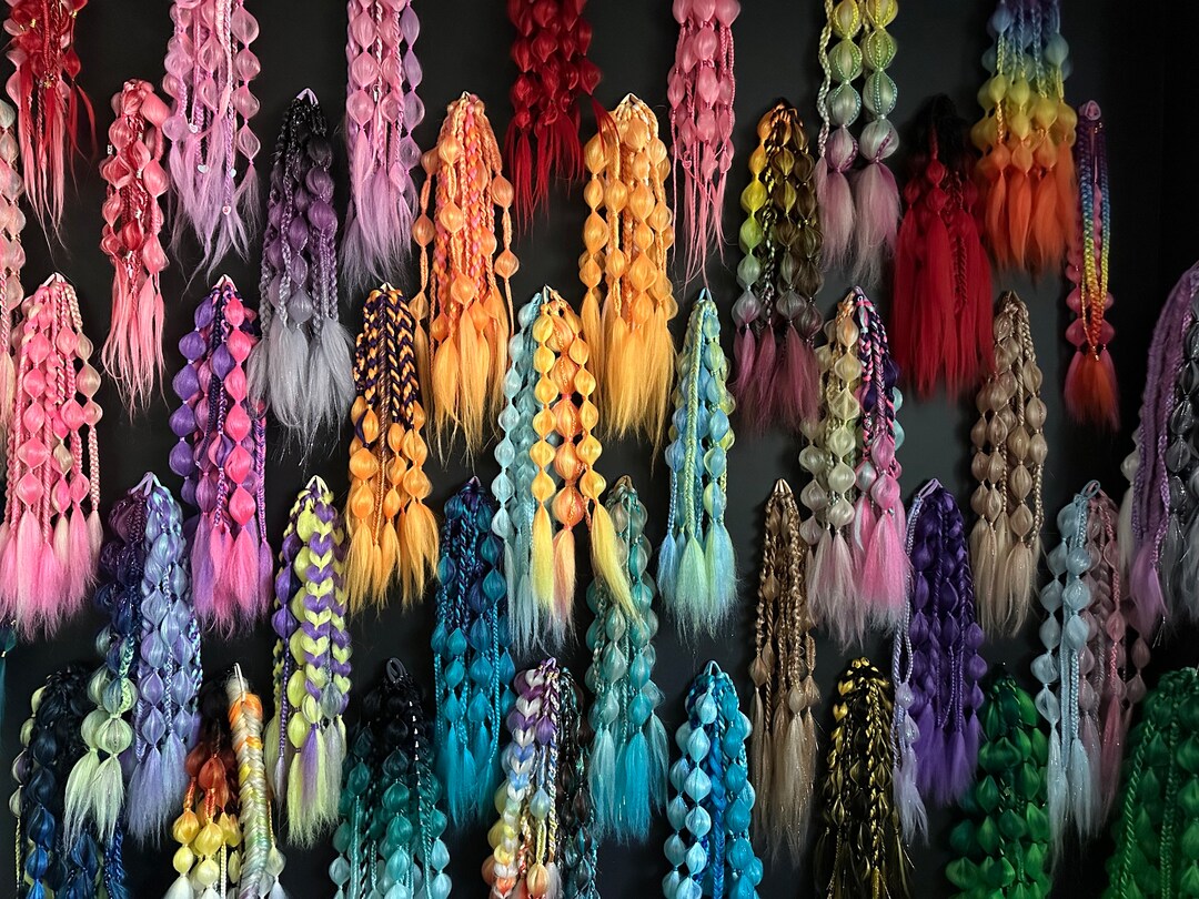 Custom Made Pigtail Braids Rave Braids, Festival Braids, Hair ...