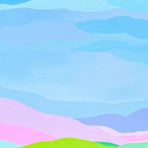 Original Abstract Painting 18x24 Colorful Wall Art Pastel - Etsy