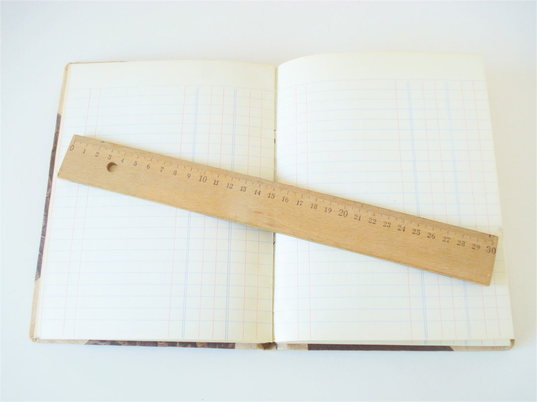 Vintage Wooden Ruler-school Ruler- Drawing Ruler- Handicraft Ruler ...