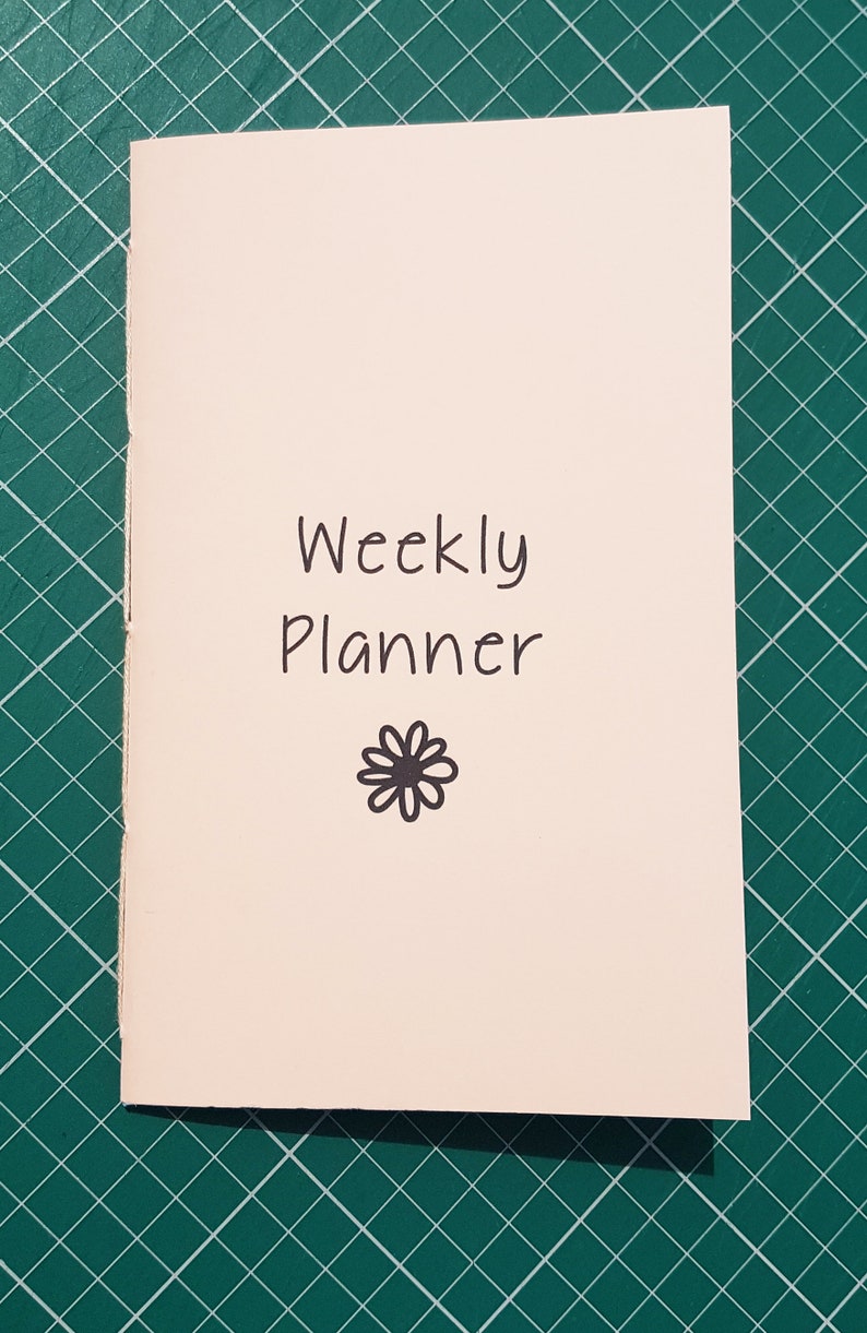 Weekly Planner WO2P Undated Planner Midori Insert | Etsy