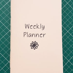 Weekly Planner, WO2P, Undated Planner, Midori Insert, Travelers ...