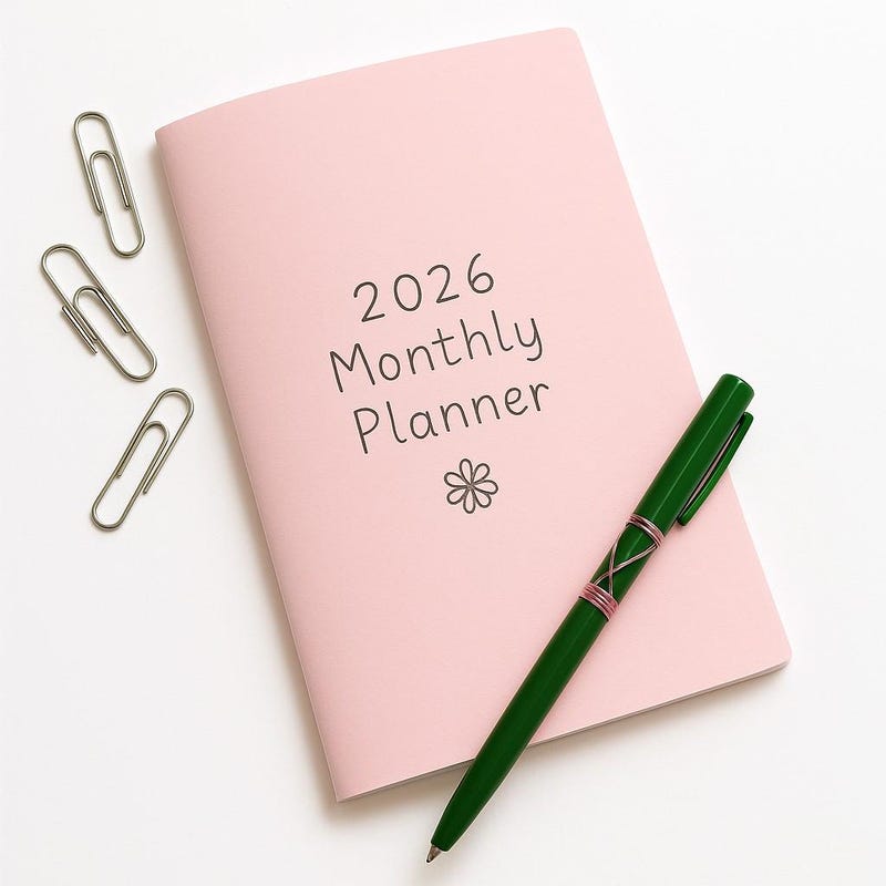 Not Dated Calendar Book - Etsy UK