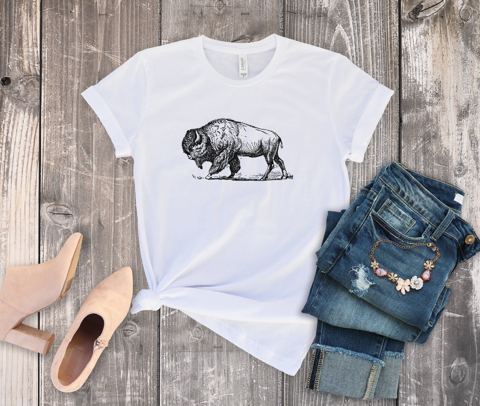 Bison Shirt | Bison Shirt, Bison T Shirt, Buffalo Shirt, Wyoming Shirt ...