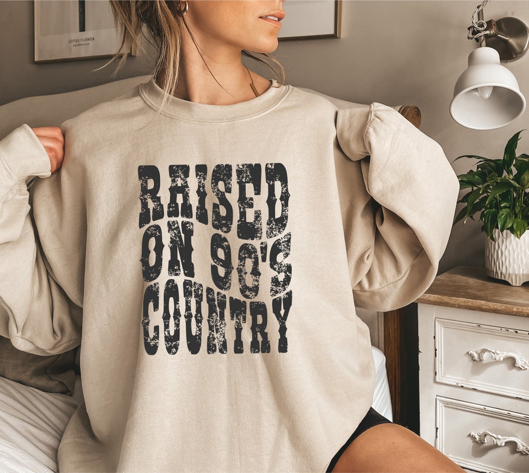 Country Music Shirt - Raised on 90s Country - Western Shirt - Country ...