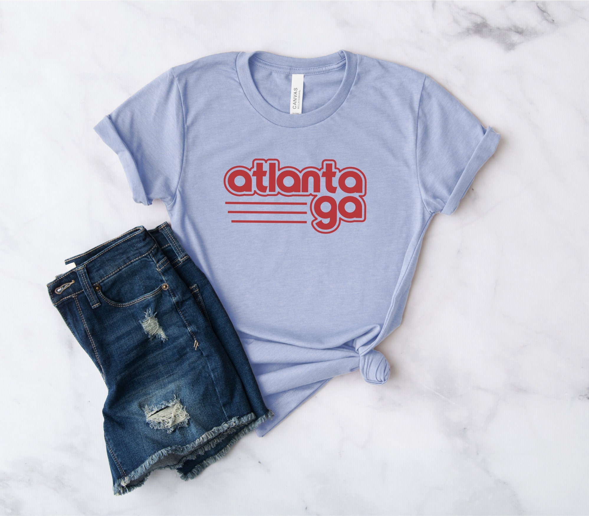 ATLANTA Shirt ATL Shirt Georgia Shirt Atlanta Gift | Etsy