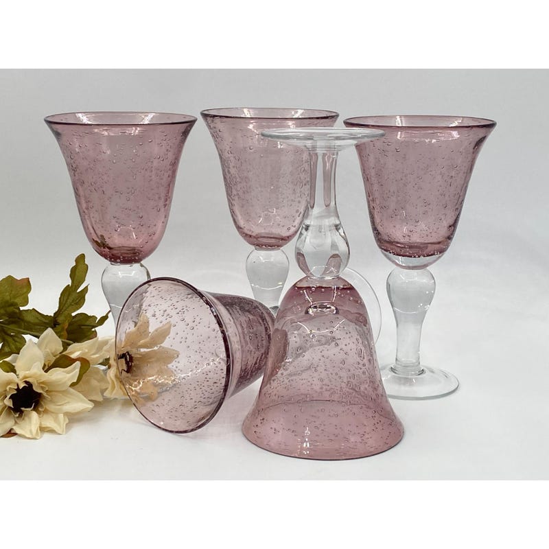 Pink Goblets - Etsy