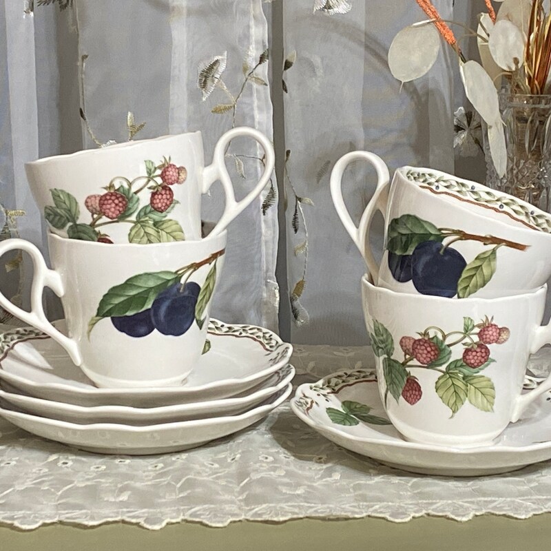Ceramic Fruit Dinnerware Set - Etsy
