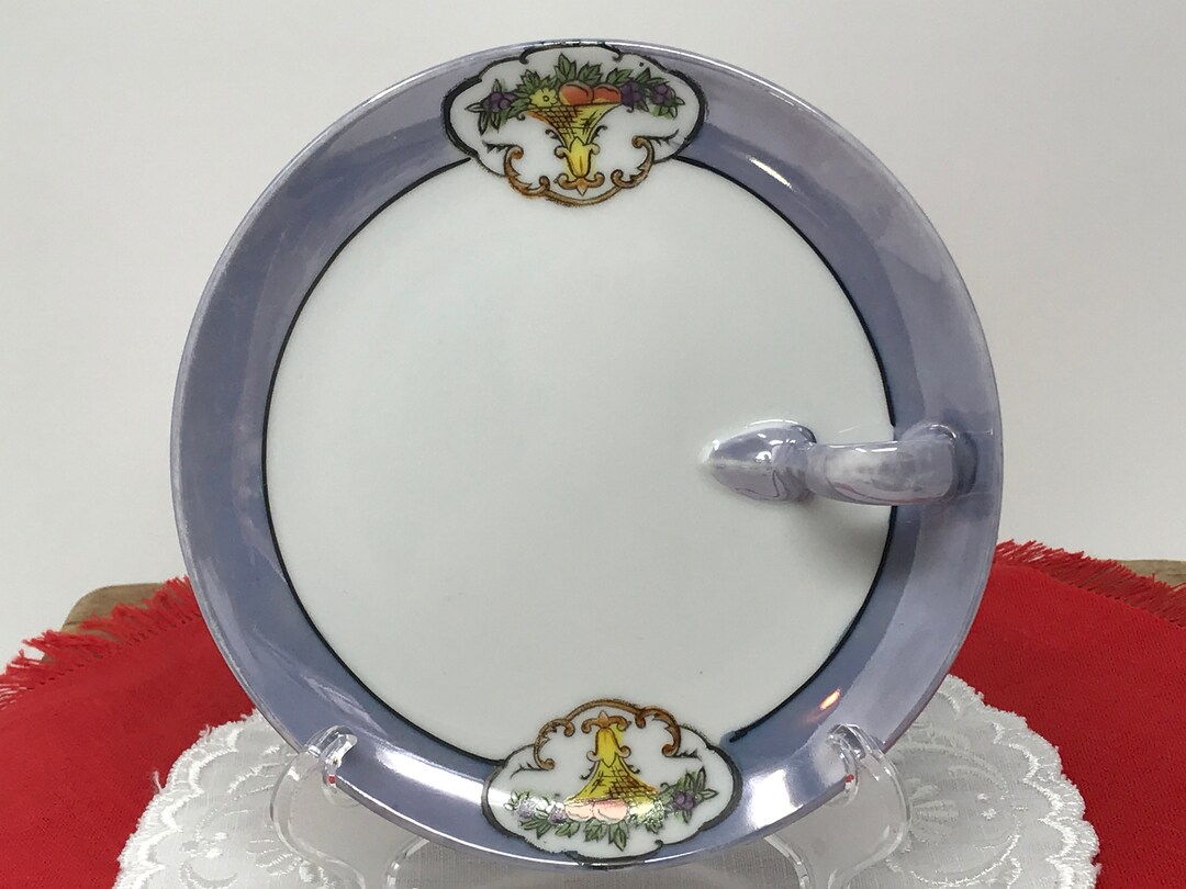 Antique Noritake M MORIMURA Blue Lustreware Lemon Dish - Etsy