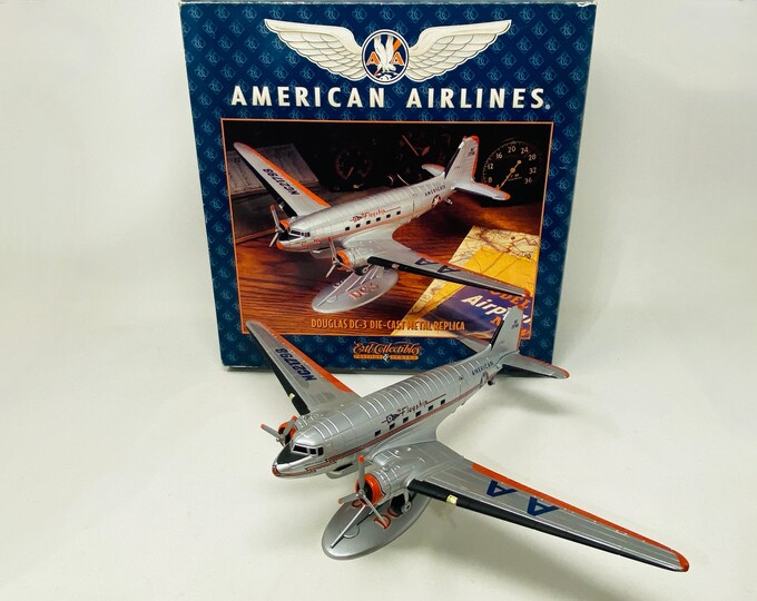 ERTL American Airlines Douglas DC-3 the Flagship 1/72 Die Cast Metal ...