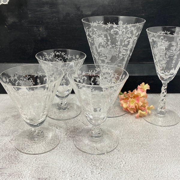 Elegant Glassware - Etsy