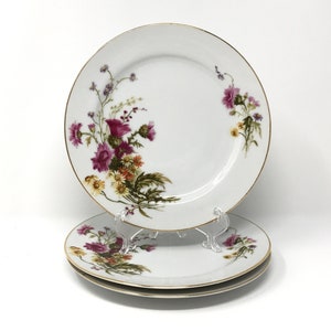 Elegant Craftsman China Salad Plates - Set of 3 - Made in Japan - Etsy