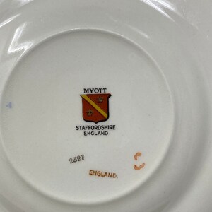 Myott Staffordshire England Bread Butter Plates (10) - Pattern 2327 ...