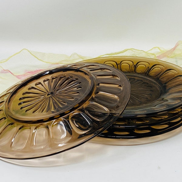 Brown Glass Plates - Etsy