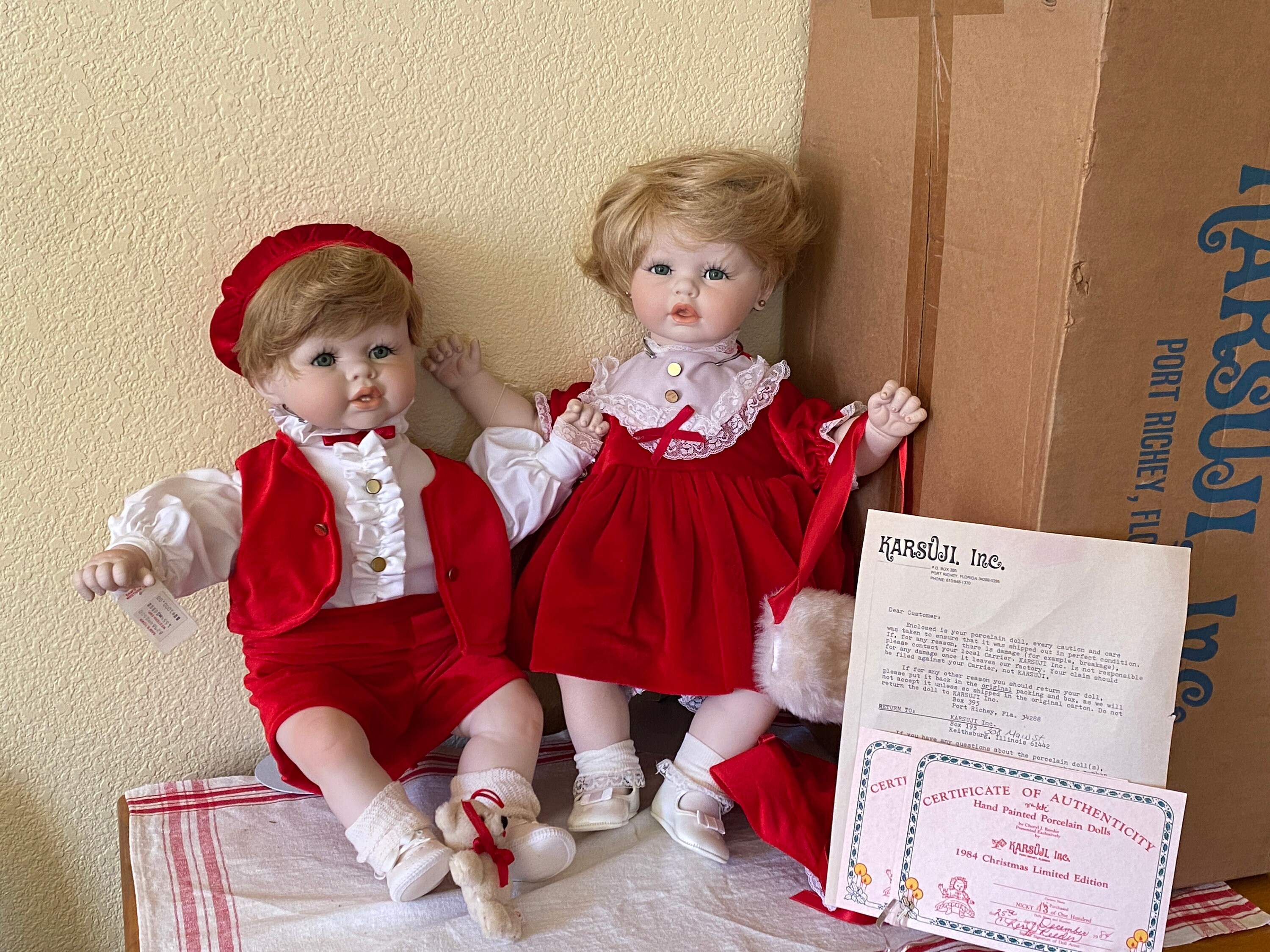 Dolls & Miniatures 1984 Limited Edition Cheryl J Reeder Porcelain 23 ...