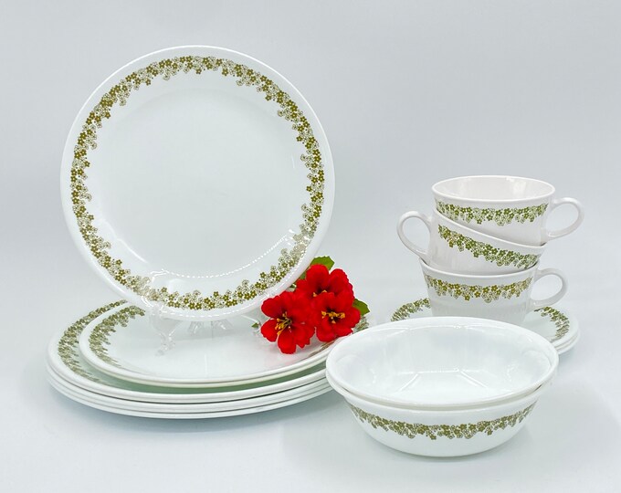 Corelle Spring Blossom Dishes Group Of - Etsy
