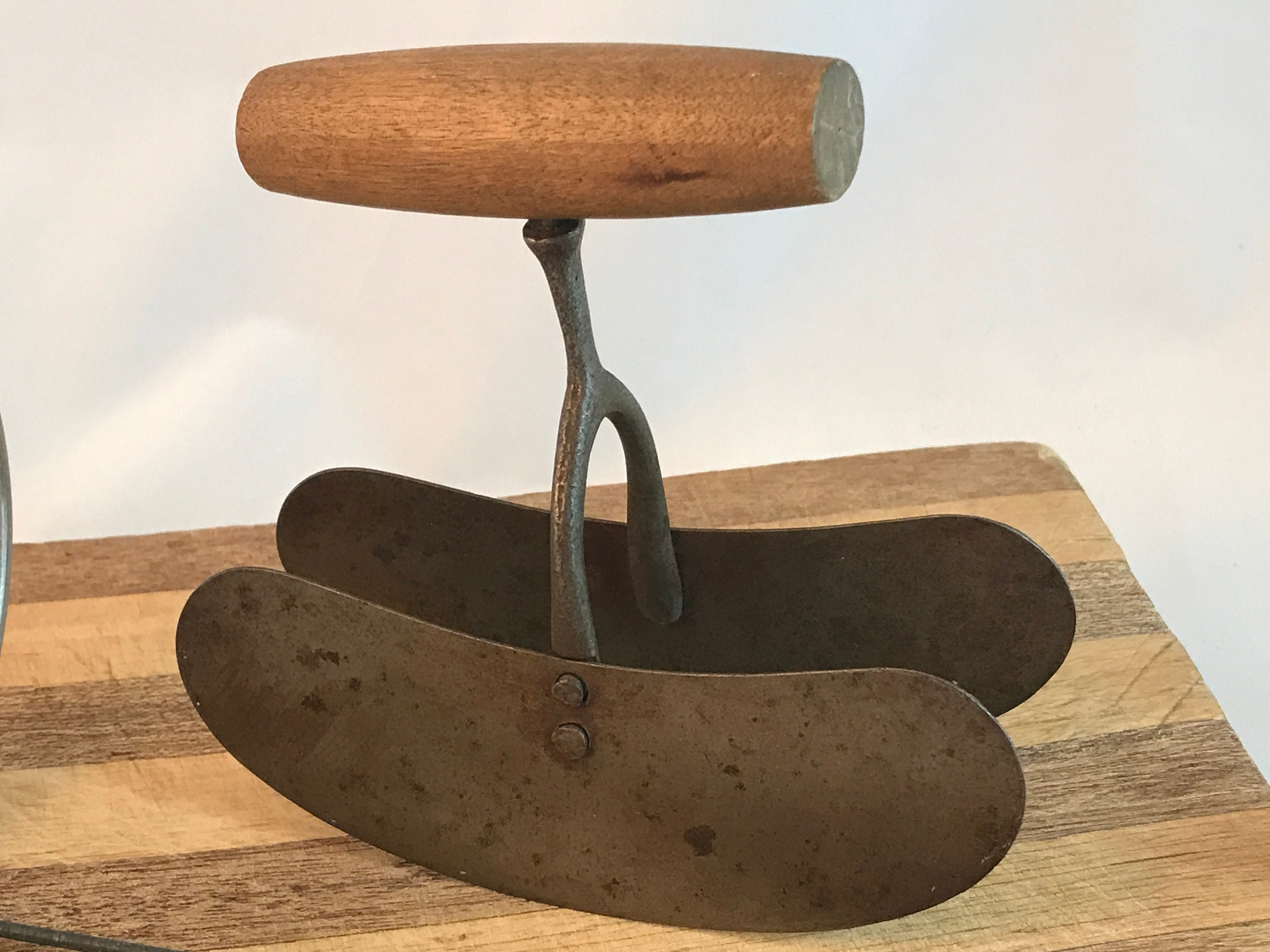 Vintage Farm Kitchen Utensils Double Blade Chopper and Wire - Etsy