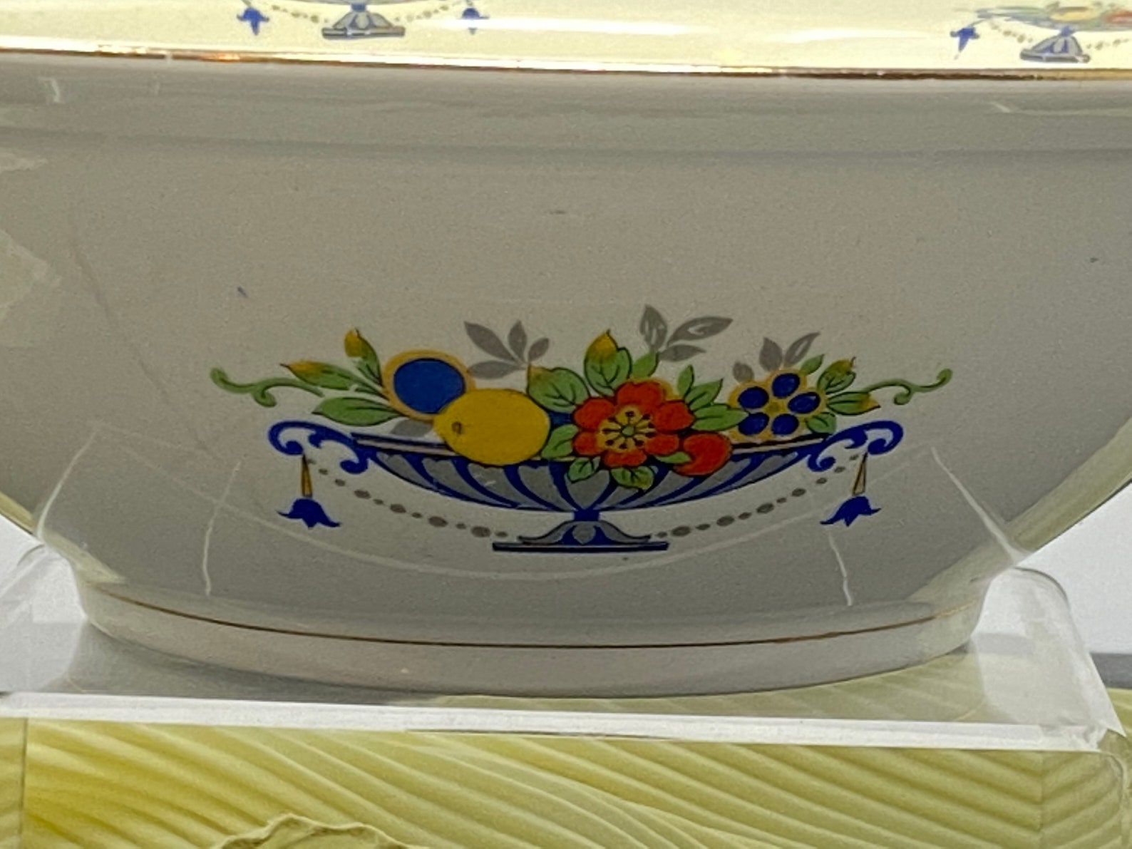 Myott Staffordshire England Round Vegetable Bowl Pattern - Etsy