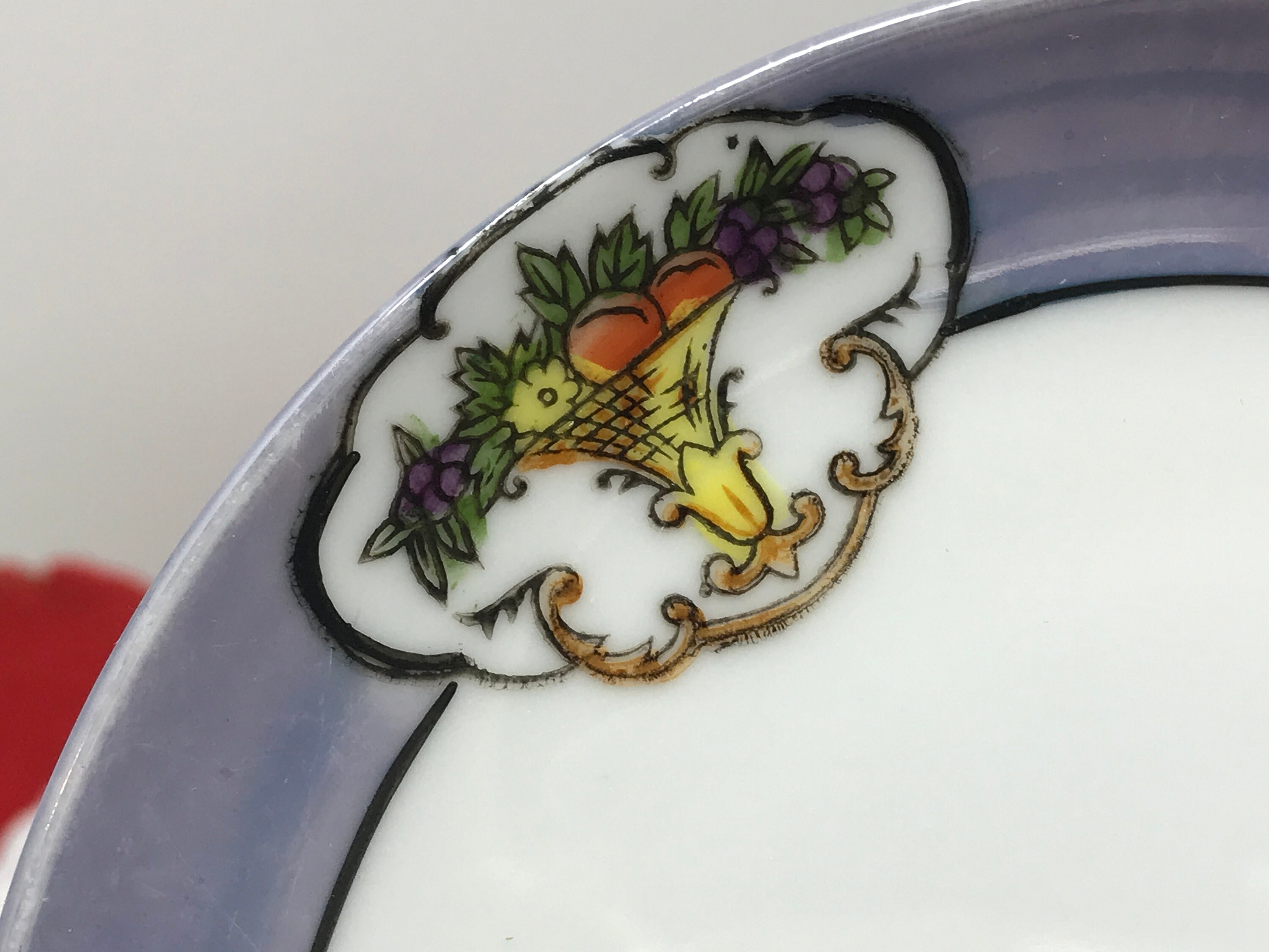 Antique Noritake M MORIMURA Blue Lustreware Lemon Dish - Etsy