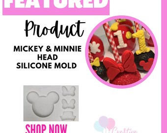 Minnie Mouse Chocolate Bow Mold - Etsy