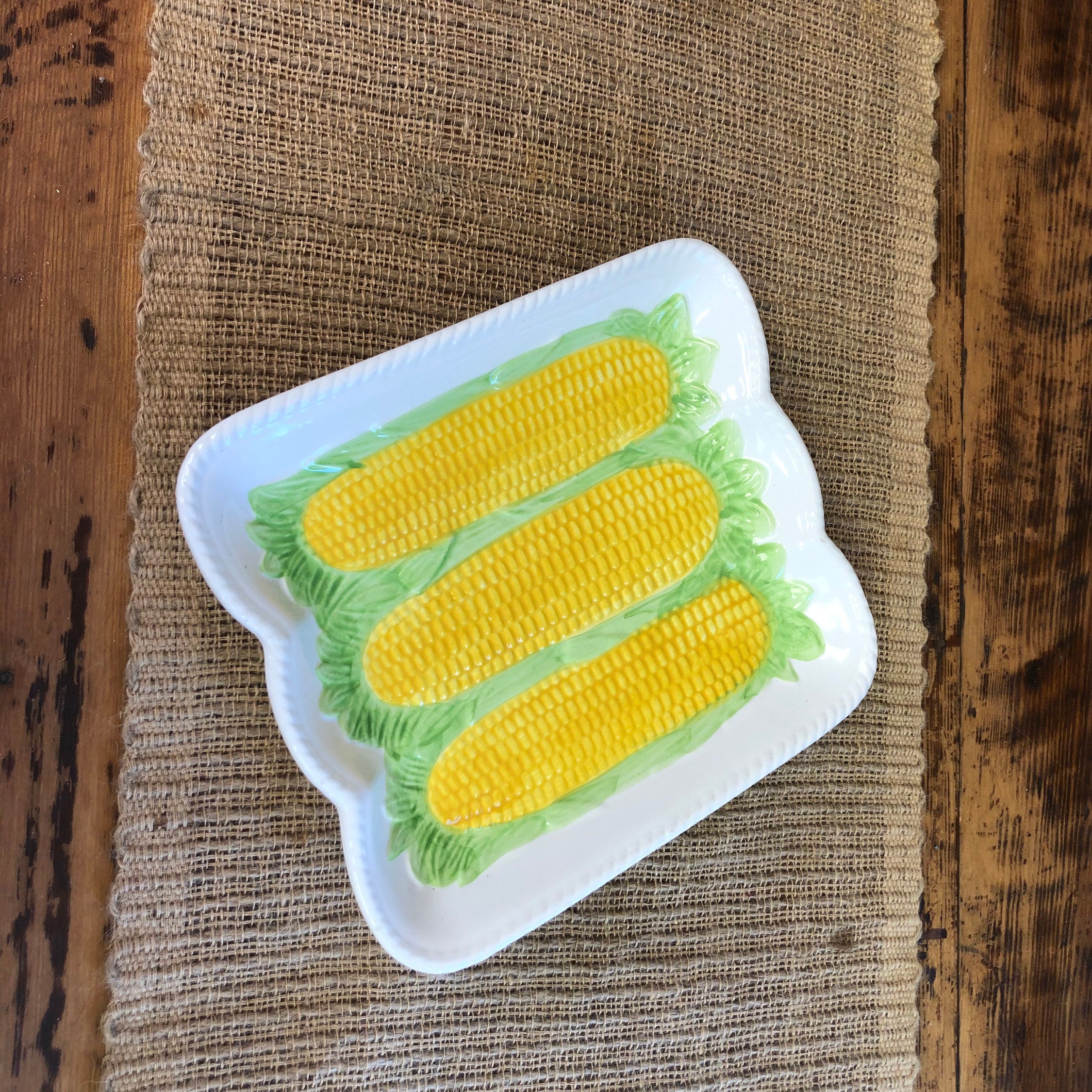 Vintage Corn Cob Serving Plate - Etsy UK