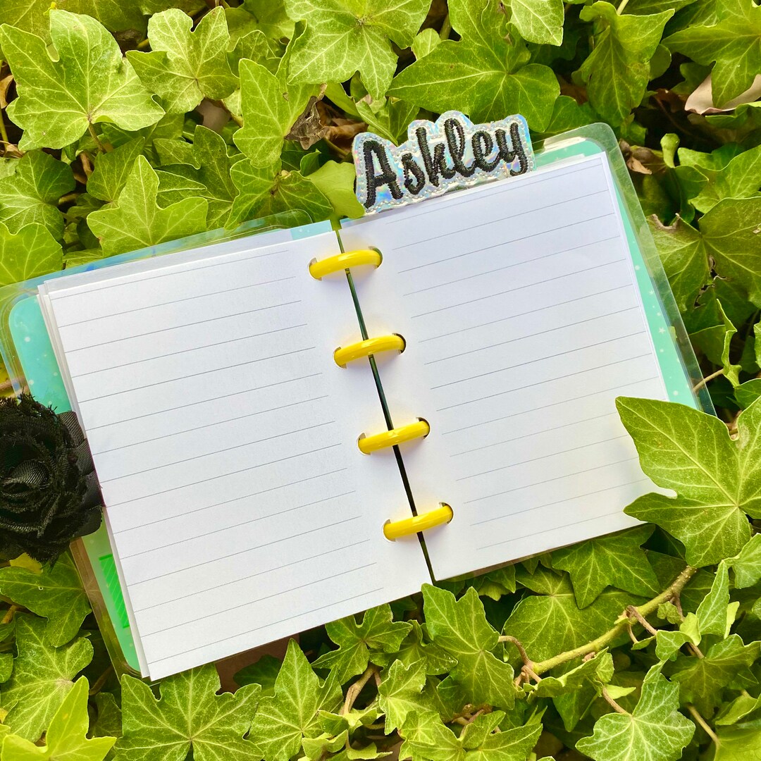 MICRO Lined Happy Planner Insert - Etsy