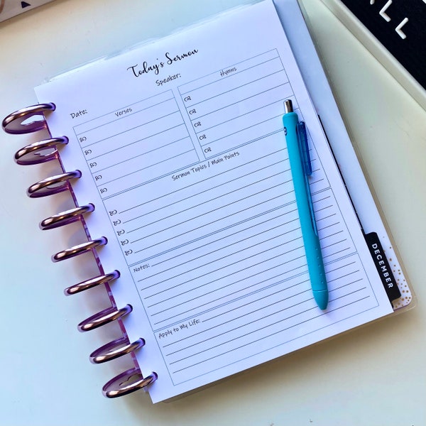 Happy Planner Bible - Etsy