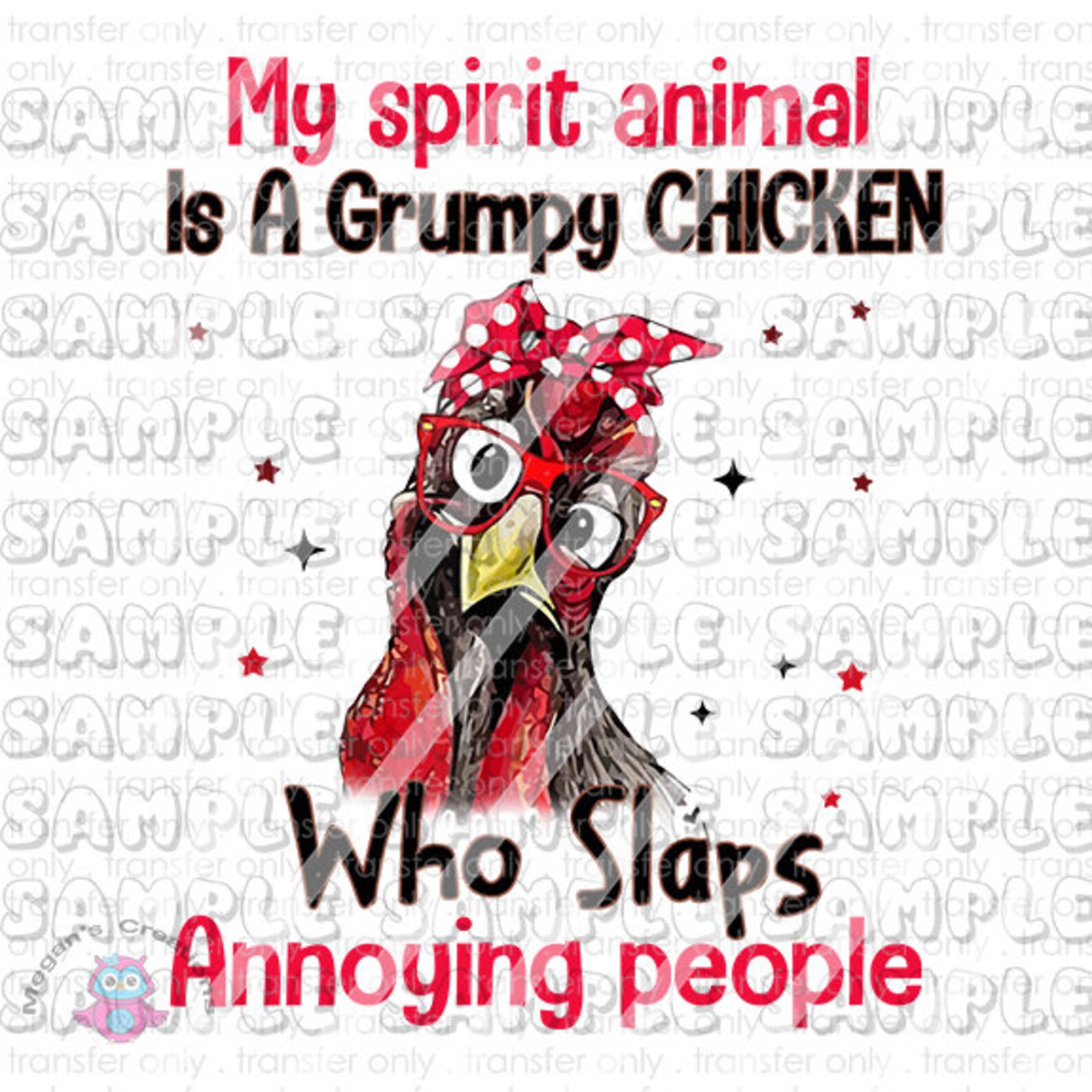 My Spirit Animal is A Grumpy Chicken Who Slaps Ready to Press ...