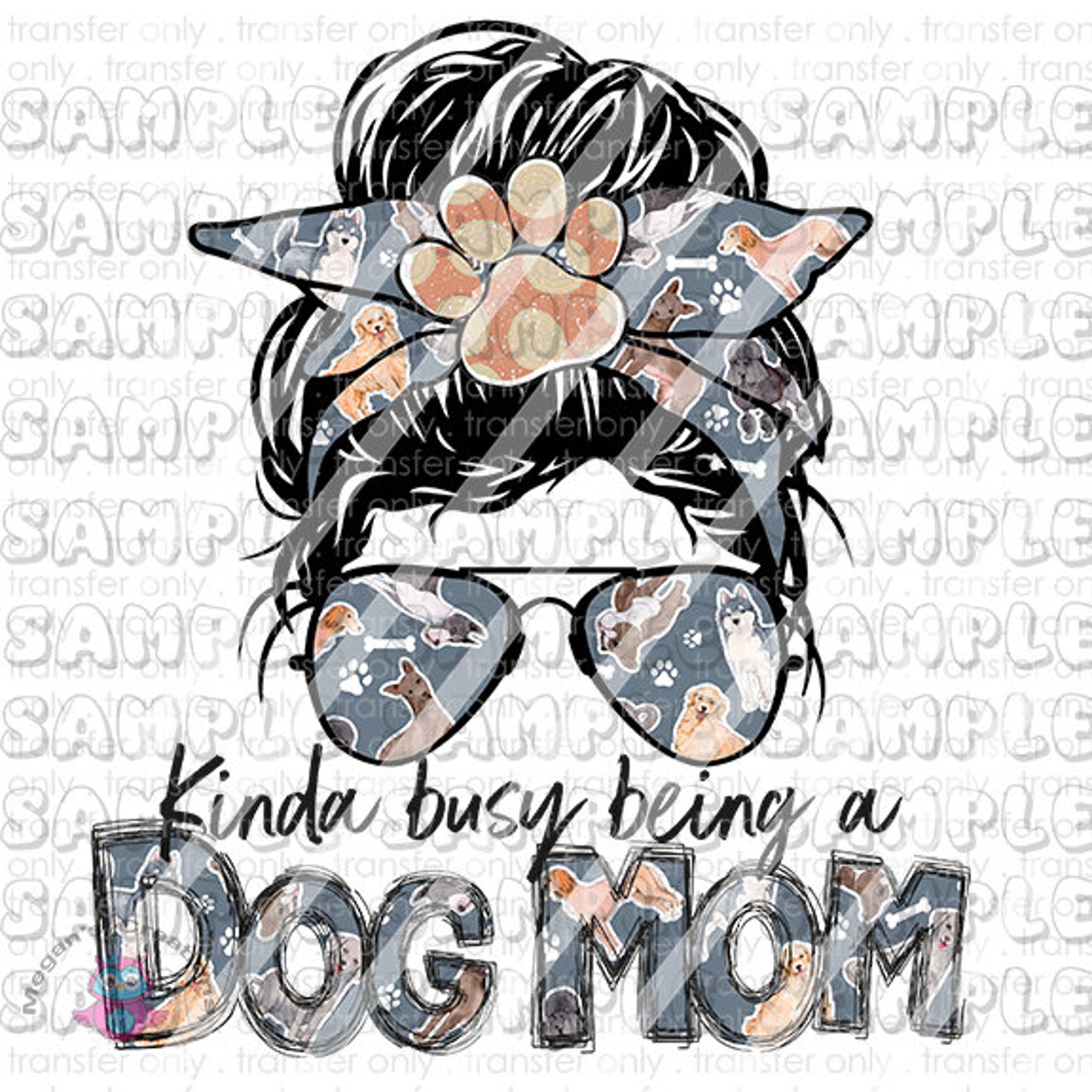 Dog Mom Design #3 Life Clear Waterslide Decals - Etsy