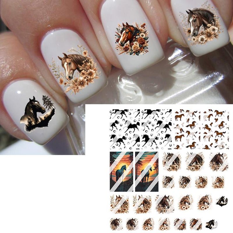 Kentucky Derby Nail Art - Etsy