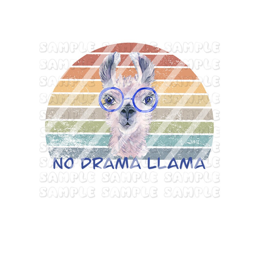 Llama Drama Clear Waterslide Decals - Etsy