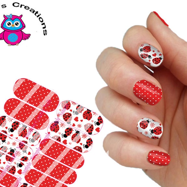 Bug Nail Decals - Etsy