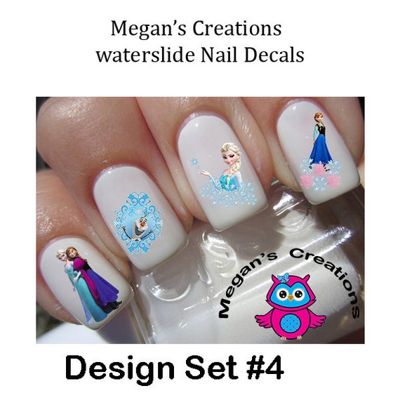 Disney Frozen Nail Art