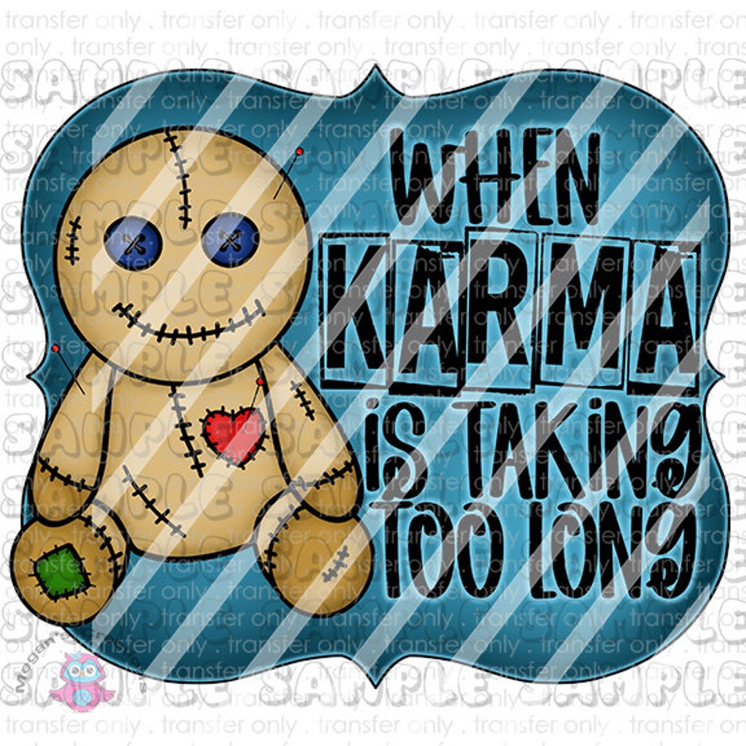 When Karma is Taking Too Long, Voodoo Doll Halloween Horror Ready to ...