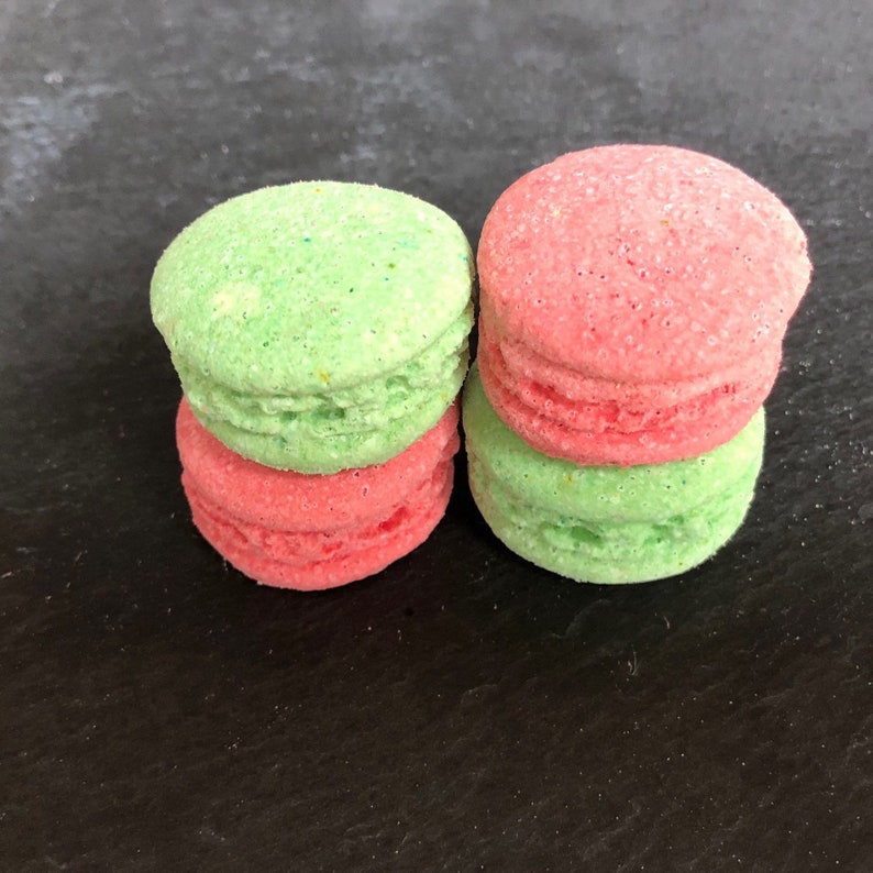 Macaron Bath Bombs - Set of Four - Macaroon Bath Bomb - Birthday Bath ...